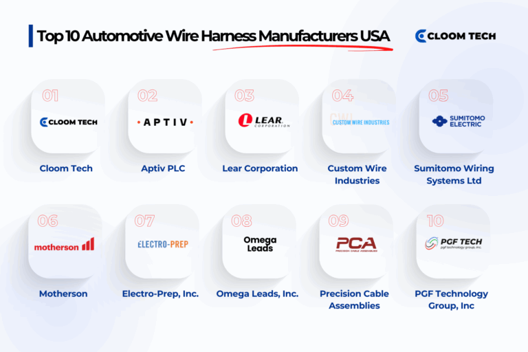 Top 10 Automotive Wire Harness Manufacturers in the USA